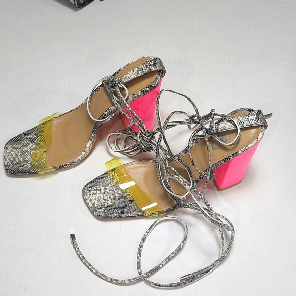 EGO | Shoes | Ego Woman High Heel Shoes Size 4uk Snake Skin Color With ...